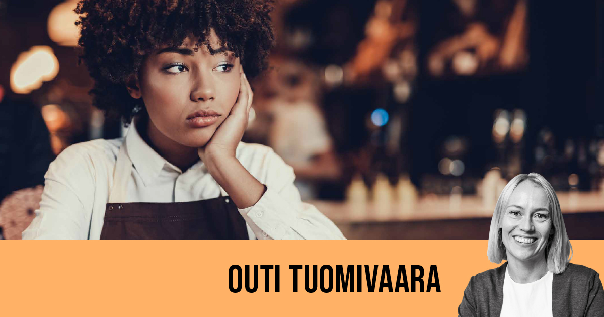 Baarityössä voi kuitata läähätyksen huumorina, mutta muutosta se ei tuo